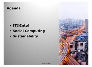 Intel Social Computing & Sustainability Issues | PPT