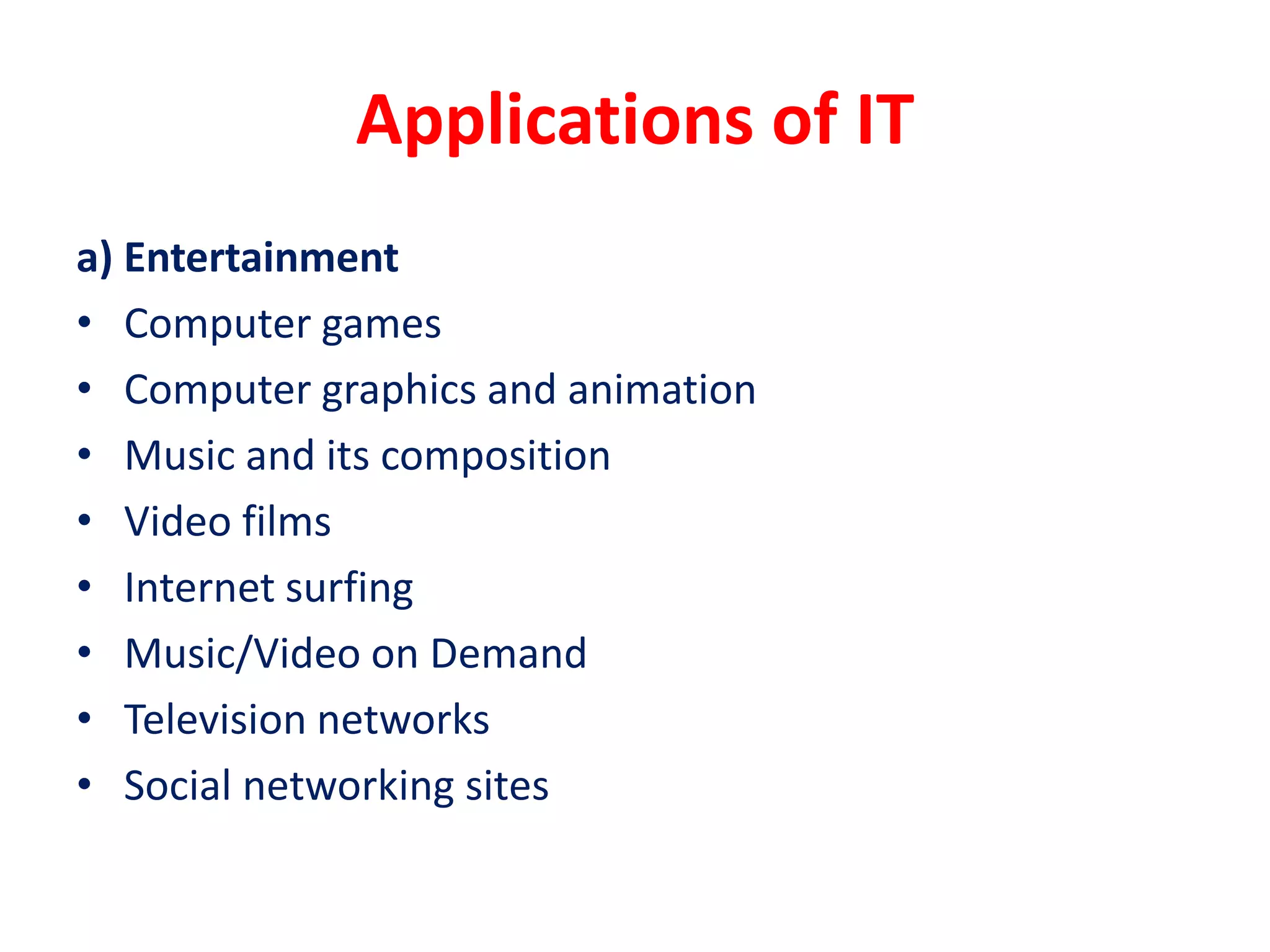 Information Technology and its Applications | PDF