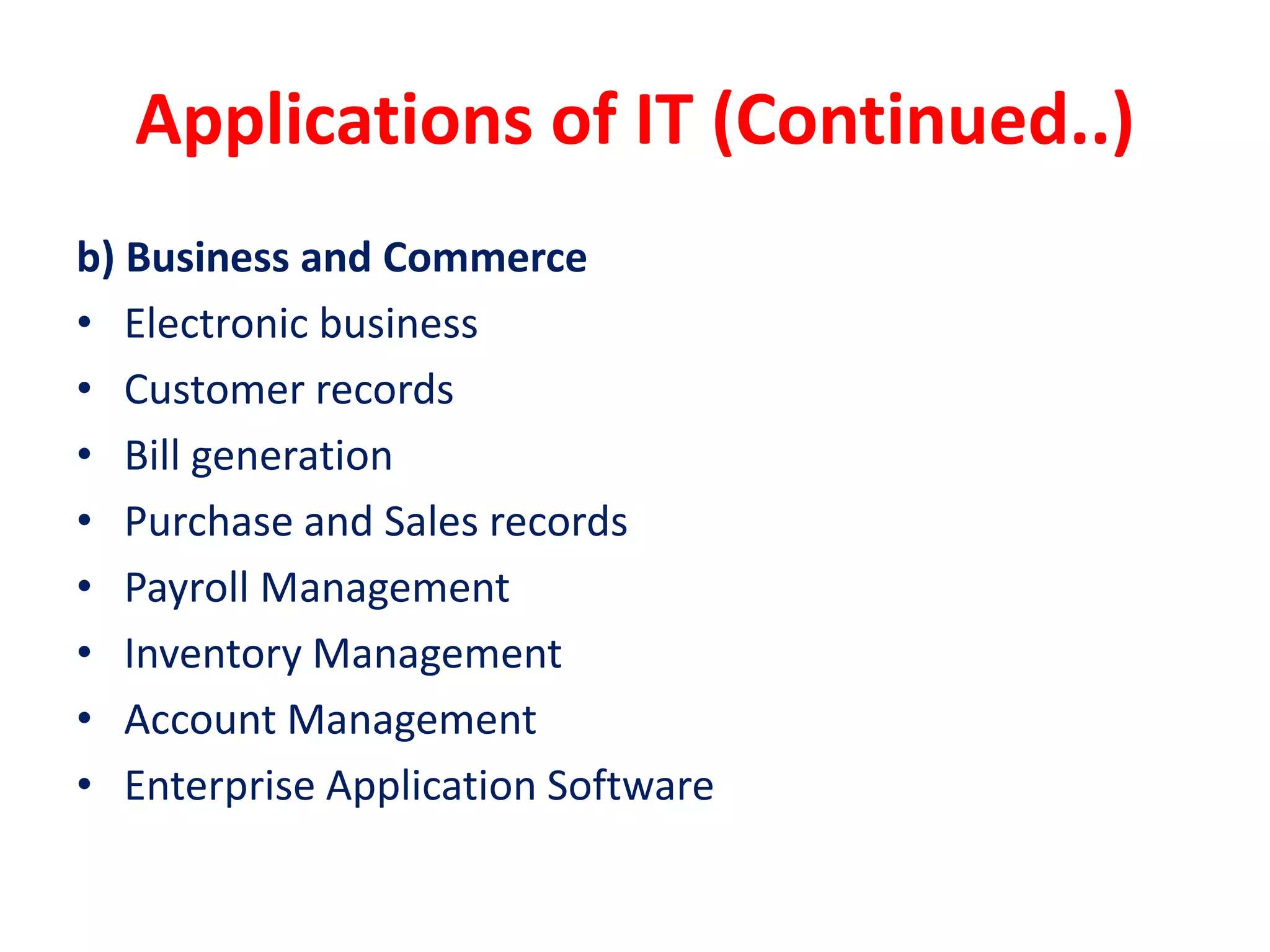 Information Technology and its Applications | PDF