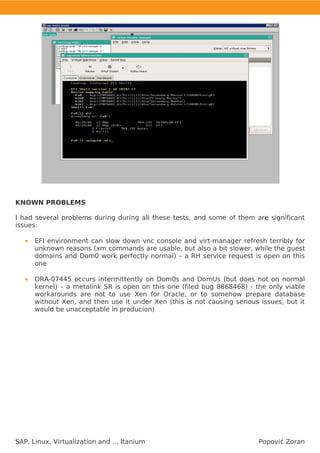SAP, Linux, Virtualization and ... Itanium | PDF
