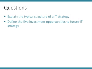 ICAB - ITA Chapter 1 class 3 - IT Strategy | PPTX