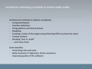 IT architecture and architects | PPTX