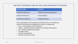 IT Architecture and Architects | PPTX