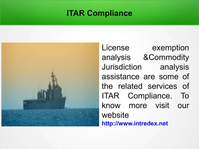 ITAR Compliance | PPT