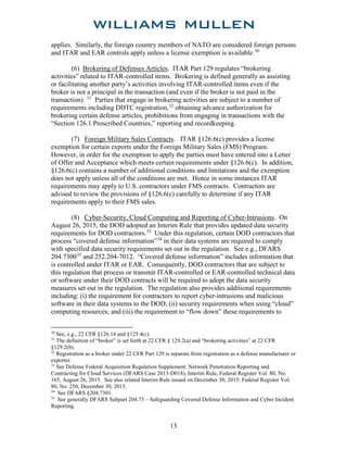 ITAR for Government Contracts - Revised for Recent Amendments | PDF