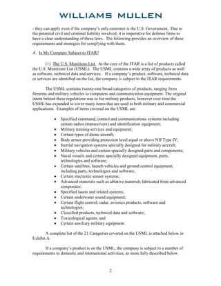 ITAR for Government Contracts - Revised for Recent Amendments | PDF ...