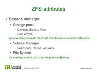 IT Assist - ZFS on linux | PPT