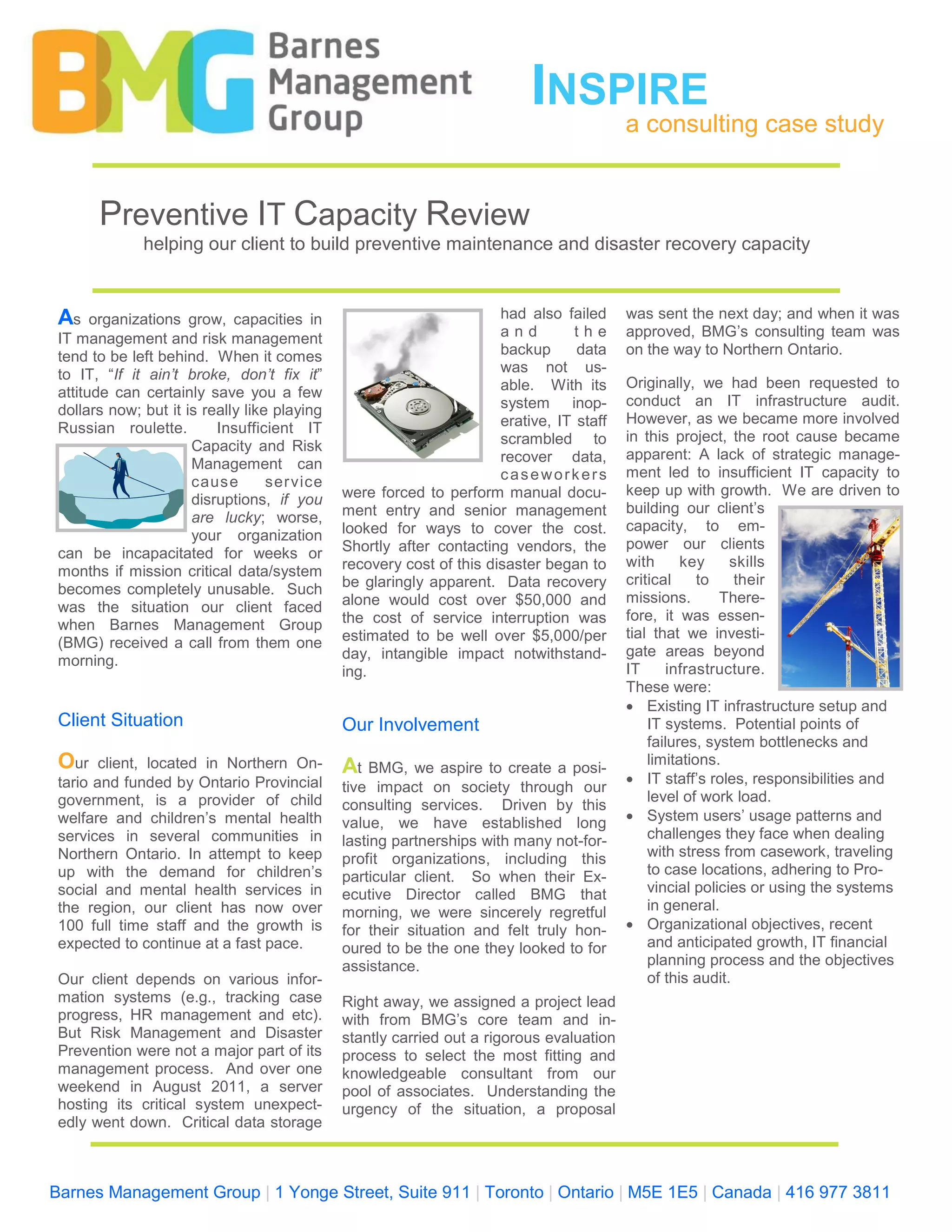 Preventive IT Audit Case Study | PDF