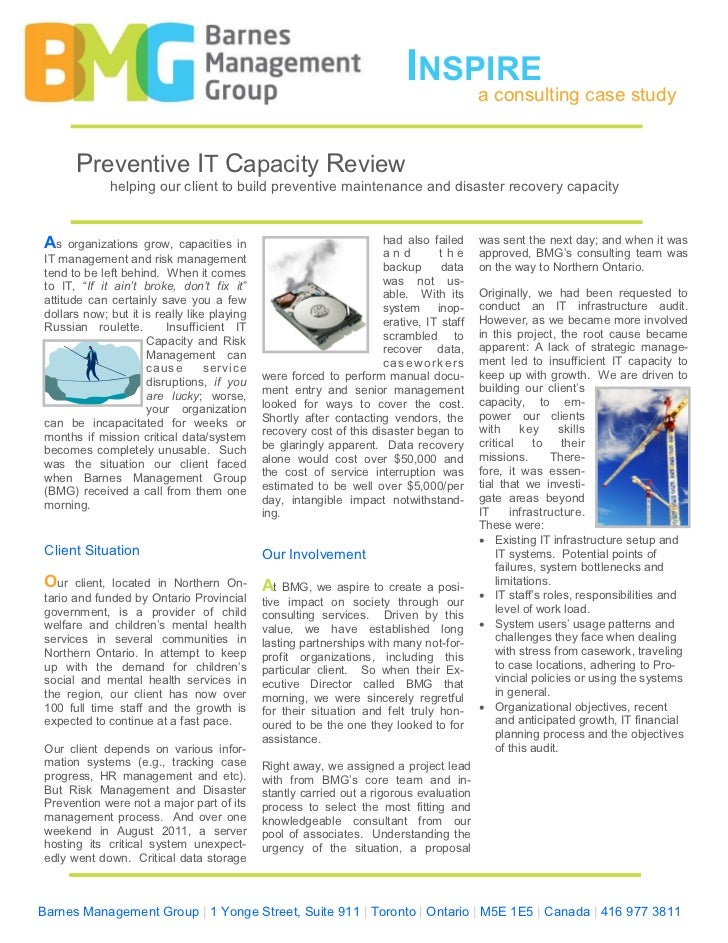 Preventive IT Audit Case Study