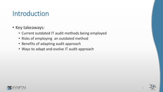 IT Audit - Evolve and Stay in the Game | PPTX