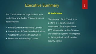 IT Audit - Shadow IT Systems | PPT