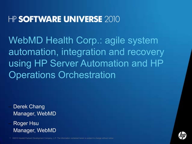 system automation, integration and recovery | PPT