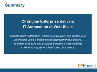 IT Automation With CFEngine - Business Value and Basic Concepts | PPTX
