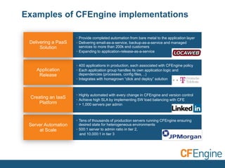 IT Automation With CFEngine - Business Value and Basic Concepts | PPTX