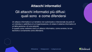 Attacchi informatici: cosa sono e come funzionano | PDF