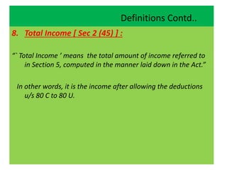 Income Tax Fundamental Concepts | PPTX