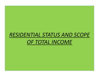 Income Tax Fundamental Concepts | PPTX