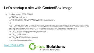 Containerizing ContentBox CMS | PPT