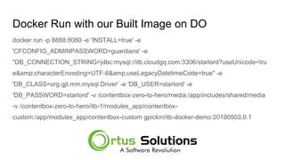 Containerizing ContentBox CMS | PPT