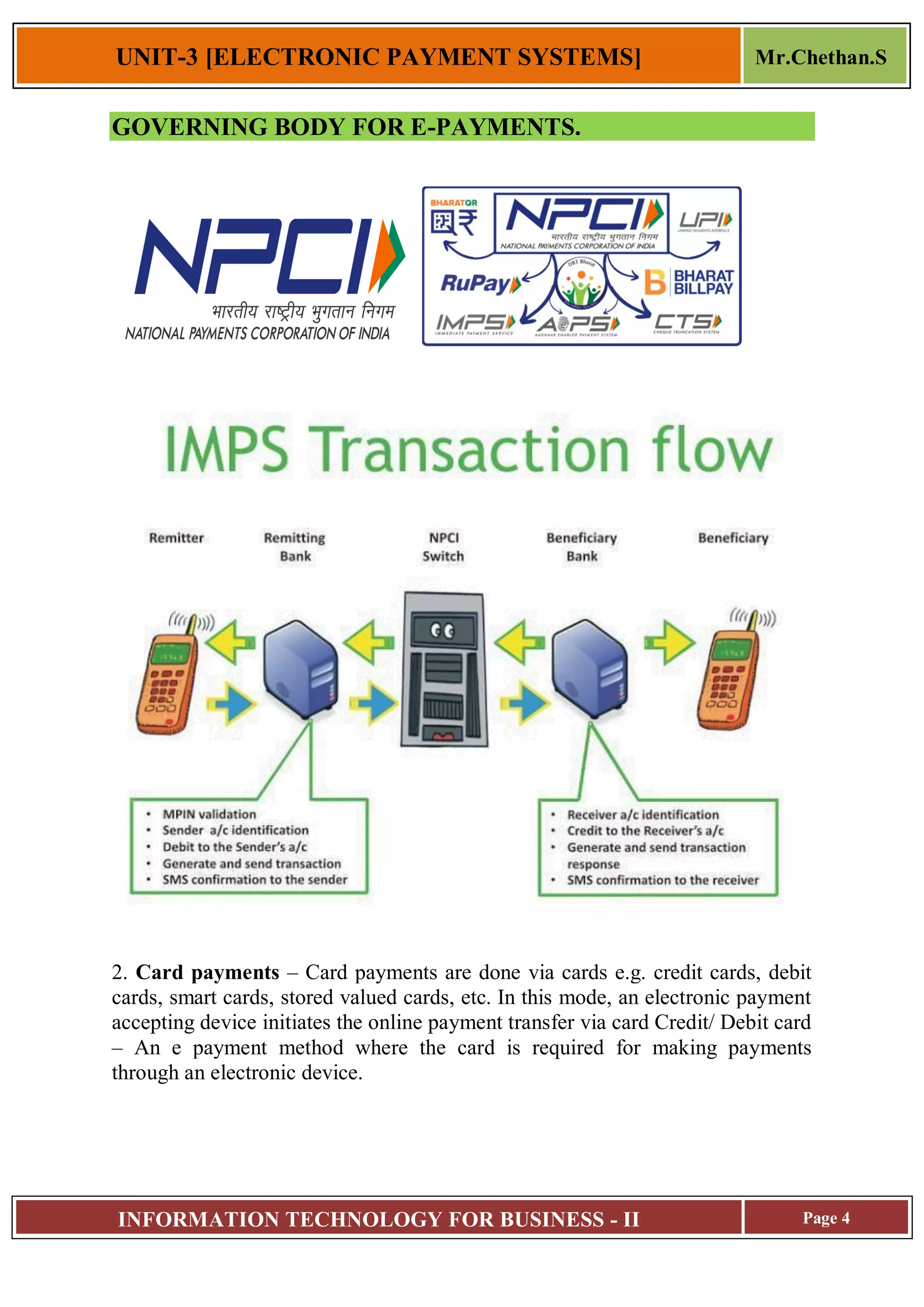 ELECTRONIC PAYMENT SYSTEMS | PDF