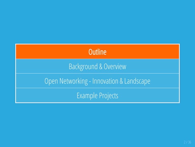 Open Source Networking Overview | PPT