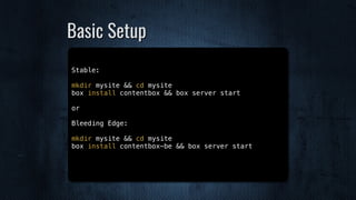 ITB2016 ContentBox CMS for a perfect project fit | PDF