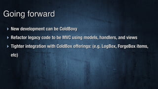 ITB2016 Converting Legacy Apps into Modern MVC | PPT
