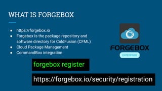 ITB2019 ForgeBox Enterprise : Private Software Directory - Javier Quintero | PDF | Cloud ...