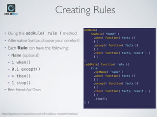 ITB2019 RuleBox : The natural rule engine for CFML - Luis Majano | PPT