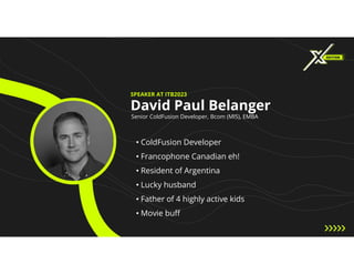 ITB 2023 Modernizing the App A tale from the trenches- David Paul ...