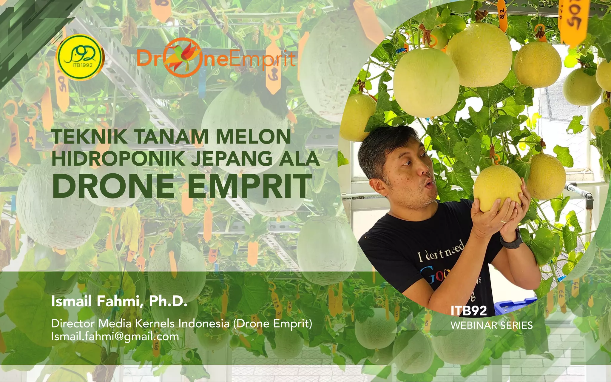 TEKNIK TANAM MELON HIDROPONIK JEPANG ALA DRONE EMPRIT | PDF