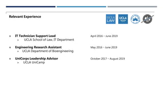 IT Background - Michael Dong | PPT