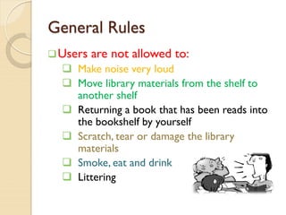 Itb central library user education for international students | PPT