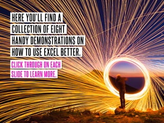 8 ways to improve your Excel skills | PDF