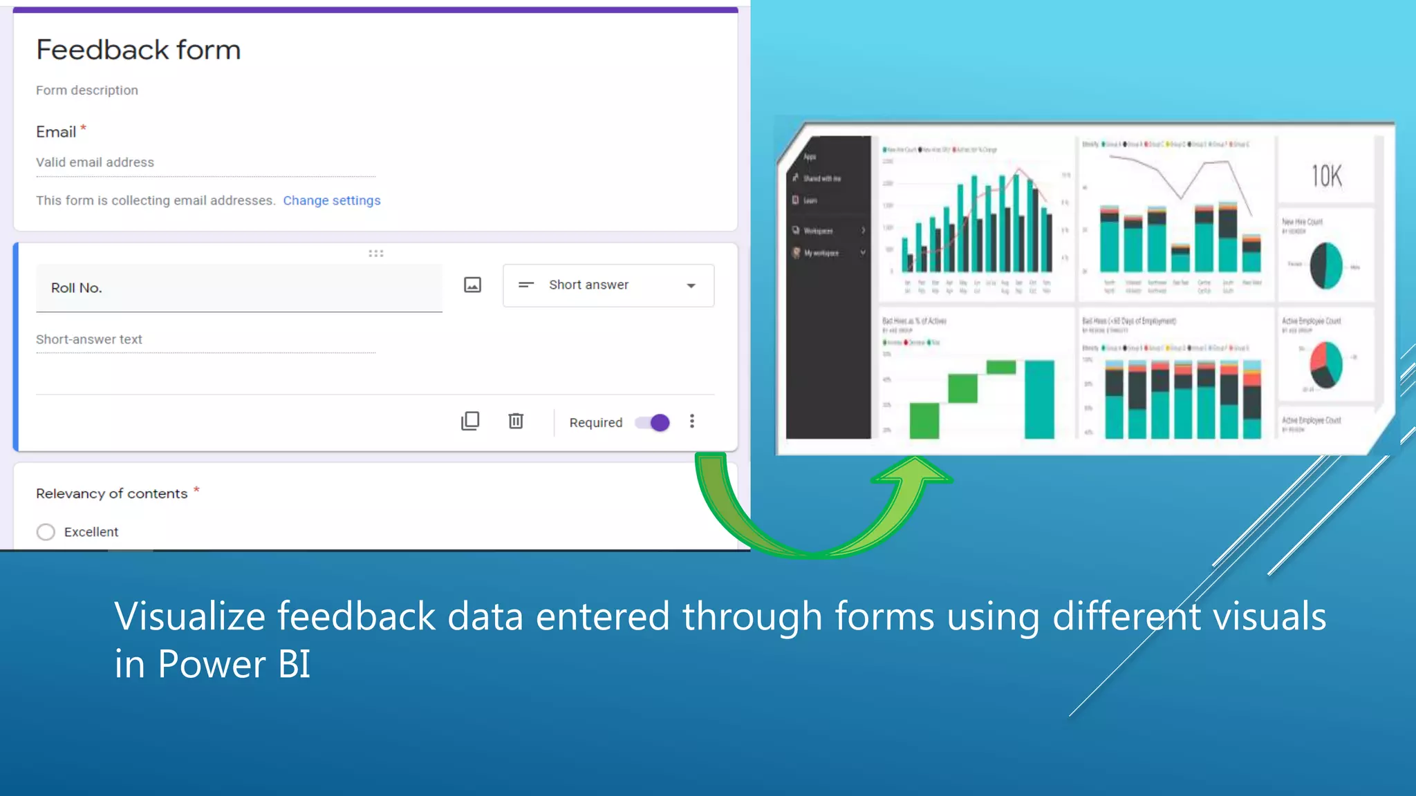 Data Visualization How To Connect Microsoft Forms To Power Bi Ppt