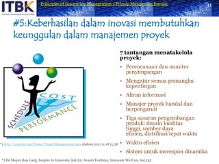 Itbk mm 2011- Innovation Management - principles of innovation ...