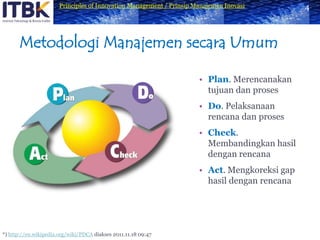 Itbk mm 2011- Innovation Management - principles of innovation ...