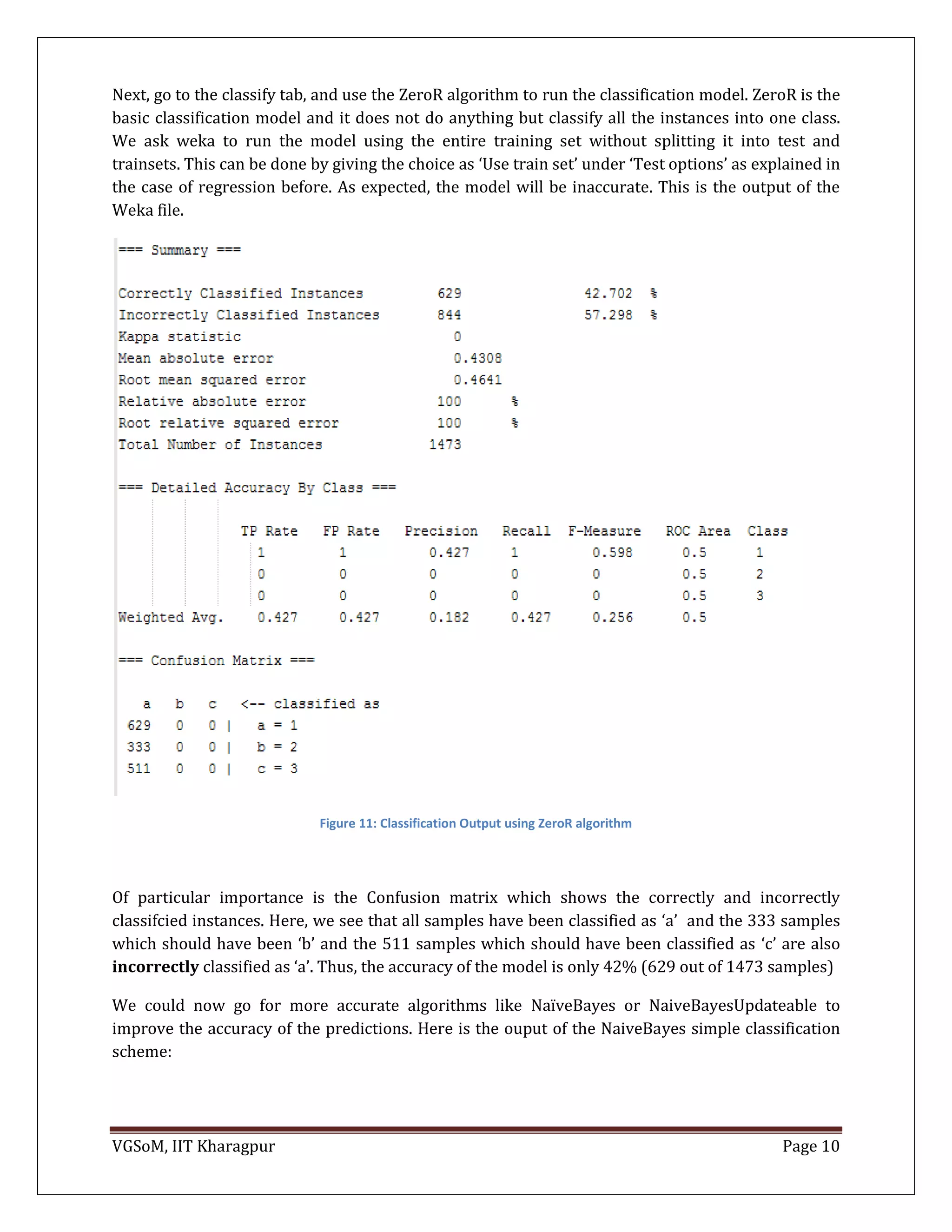 Data Mining using Weka | PDF