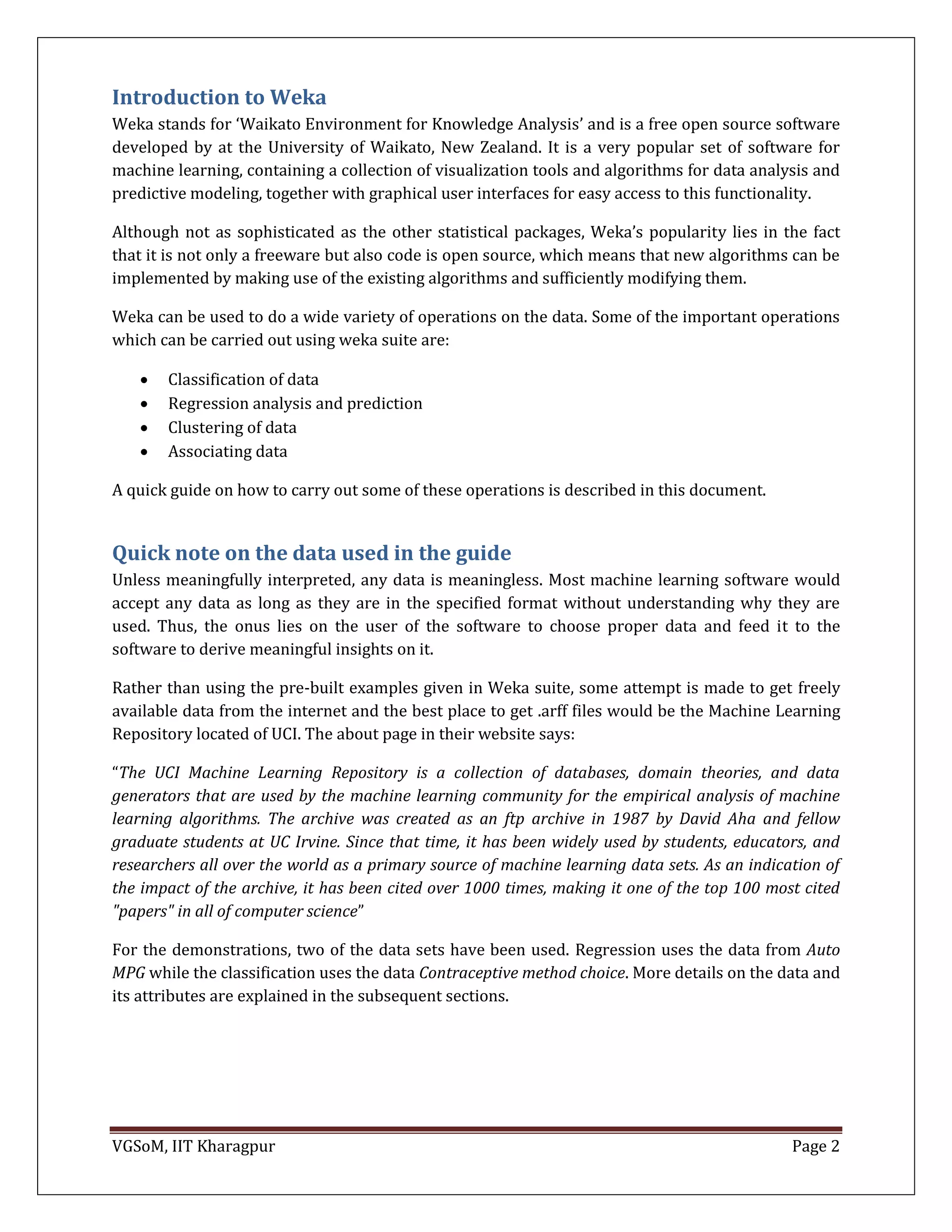 Data Mining using Weka | PDF | Free Download Data Mining using Weka | PDF | Free Download
