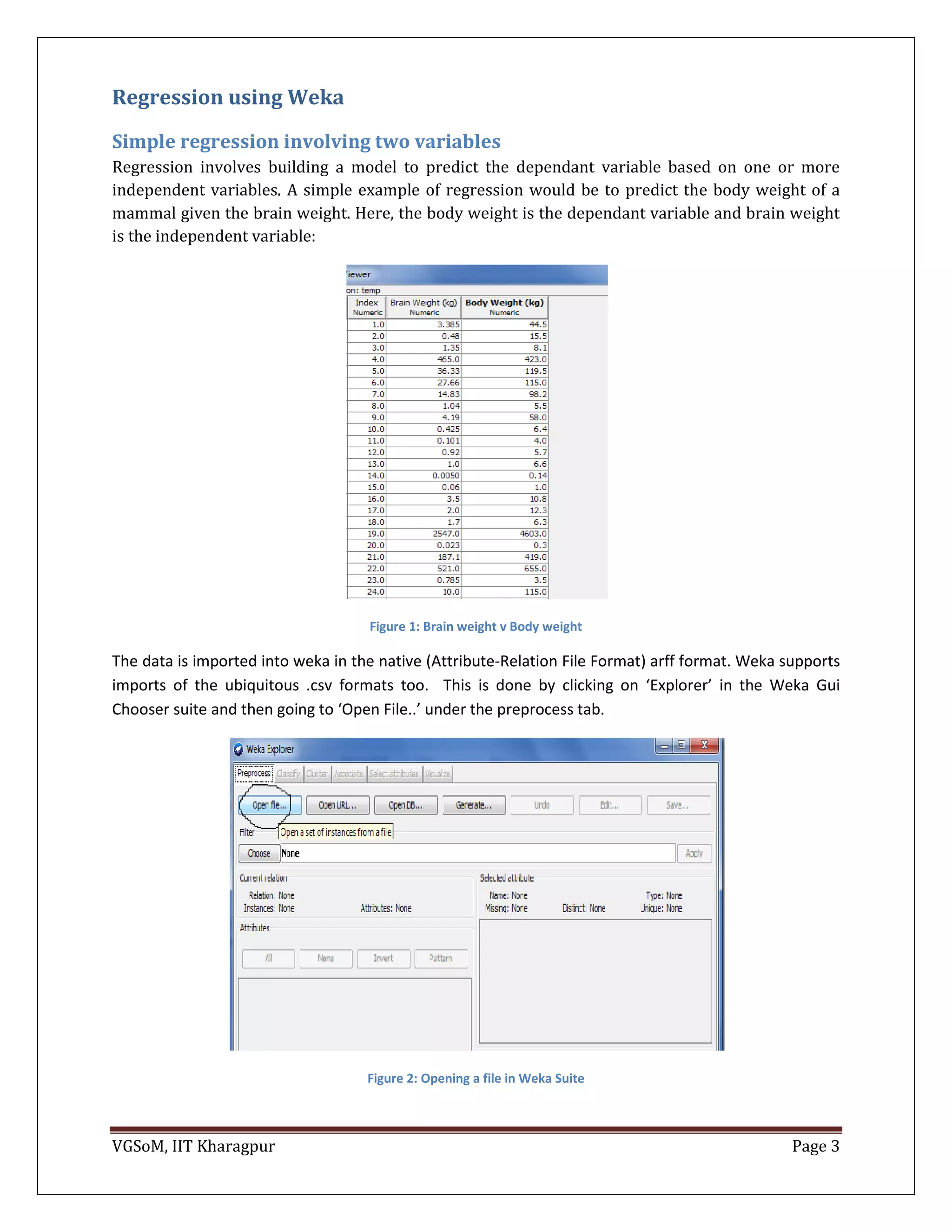 Data Mining using Weka | PDF