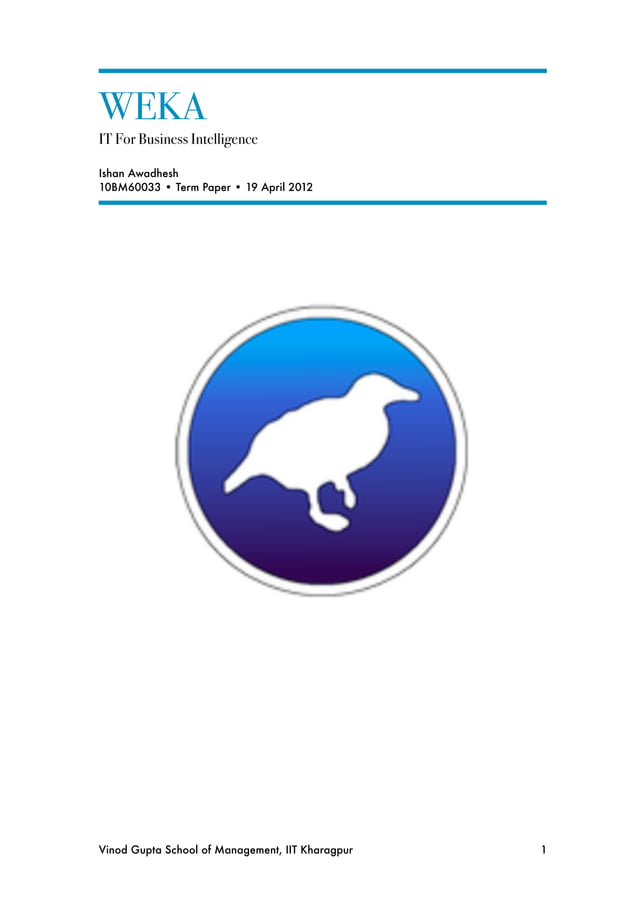 Classification and Clustering Analysis using Weka | PDF