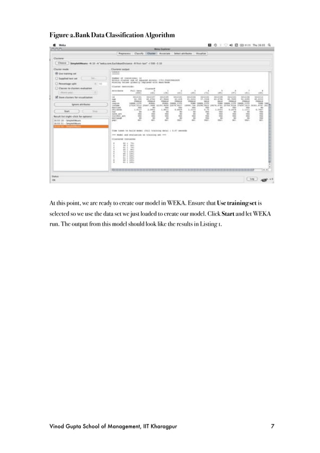 Classification and Clustering Analysis using Weka | PDF