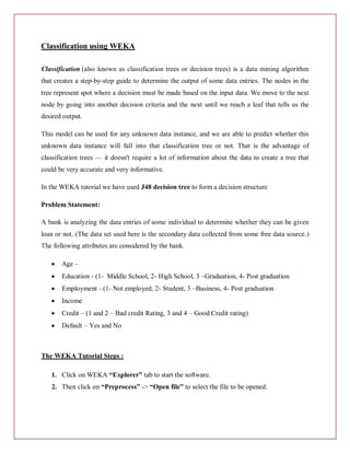 ITB tutorial WEKA Prabhat Agarwal | PDF | Computer Software and ...