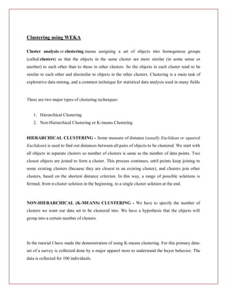 ITB tutorial WEKA Prabhat Agarwal | PDF | Computer Software and Applications | Computing