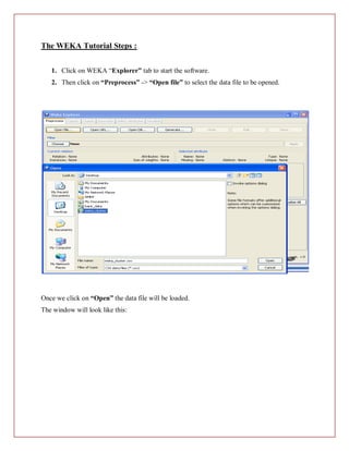 ITB tutorial WEKA Prabhat Agarwal | PDF | Computer Software and Applications | Computing