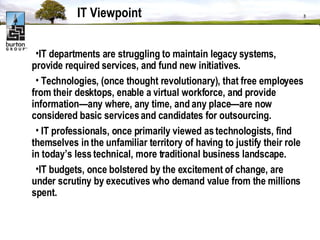 IT: The Business of Technology | PPT