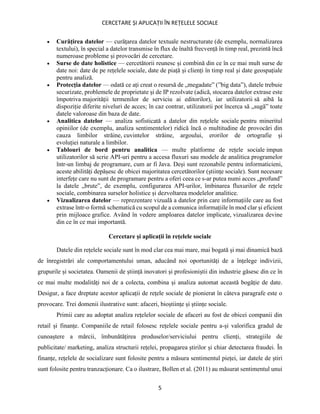 Cercetare și aplicații în rețelele sociale | PDF