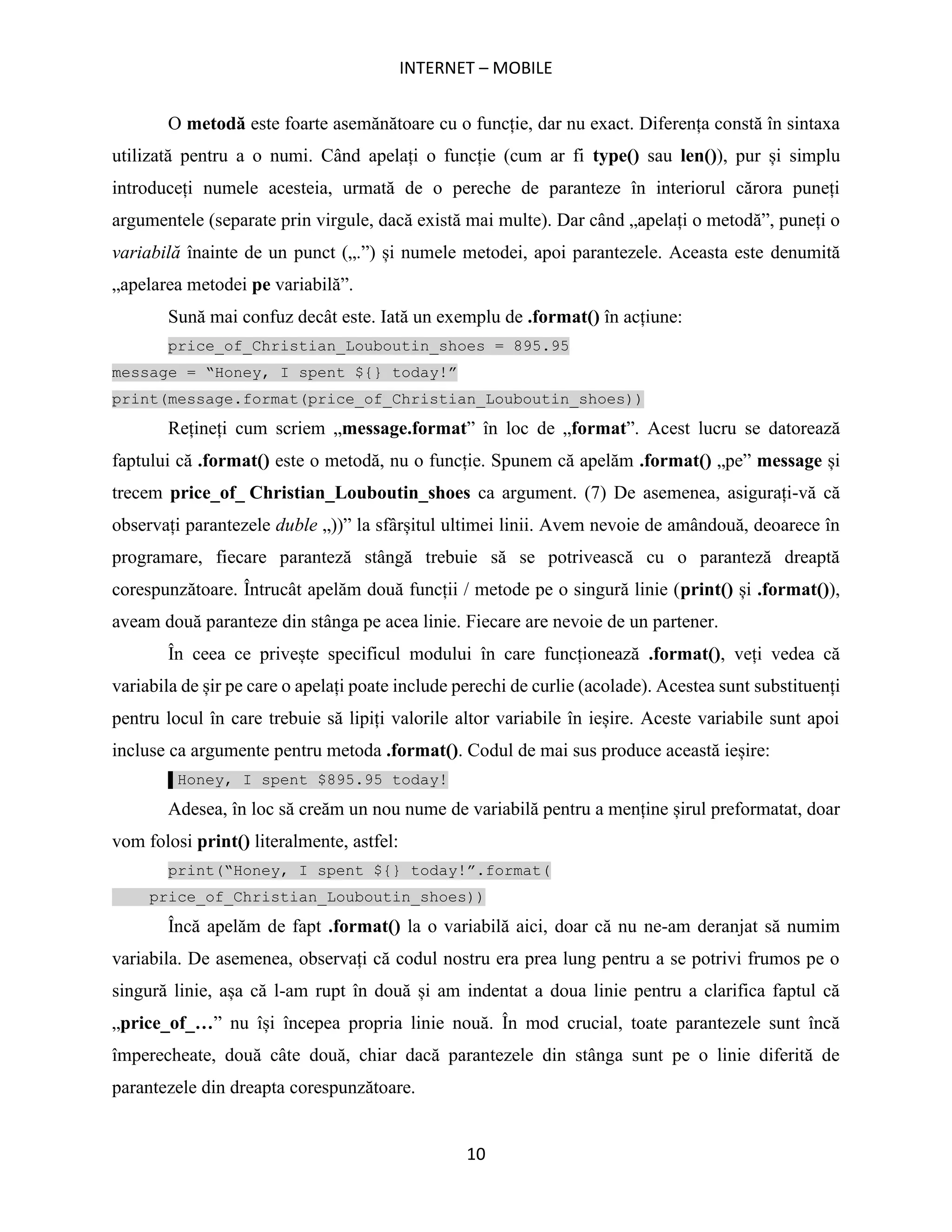 Tipuri de date atomice în Python | PDF