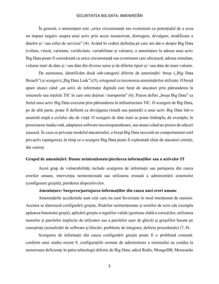 Securitatea Big Data: Amenințări | PDF