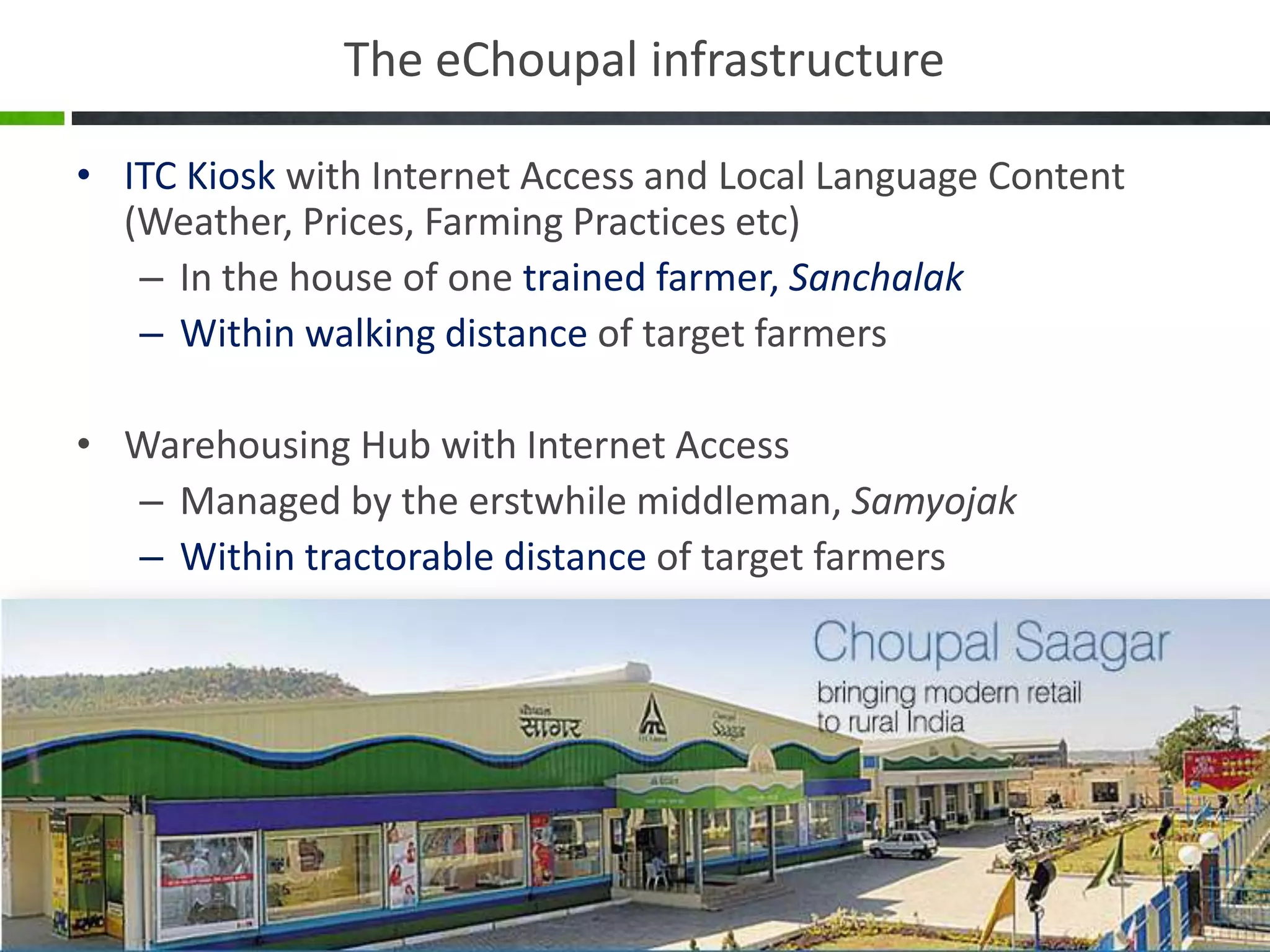 ITC e-Choupal and Saagar | PPTX